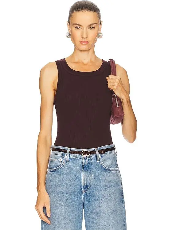 Citizens Of Humanity Isabel Rib Tank - Brown