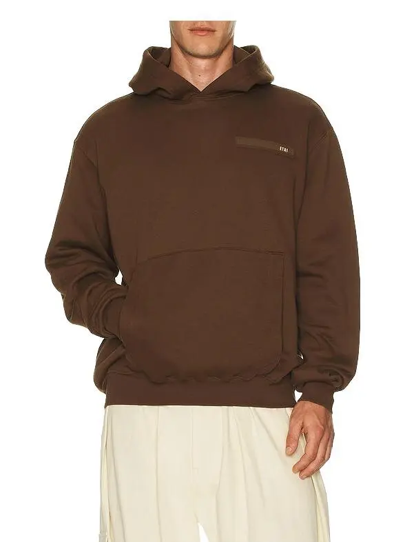 ETAI LA 3d Print Mechanical E Hoodie - Brown