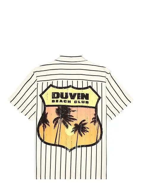 DUVIN DESIGN Highway Buttonup Shirt In . Also - Cream