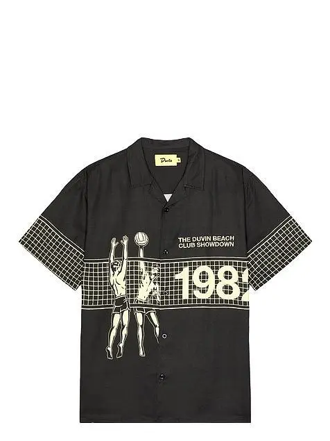 DUVIN DESIGN Serving Heat Buttonup Shirt In . Also - Black