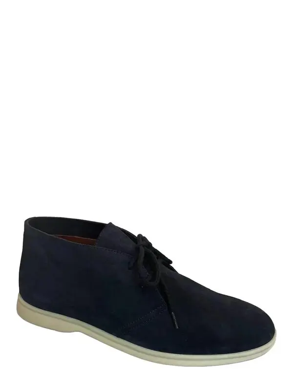 Loro Piana Suede Lace-up Boots - Blue