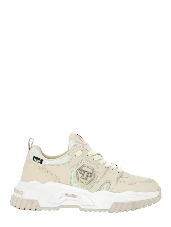 Philipp Plein Logo-plaque Sneakers - Neutrals