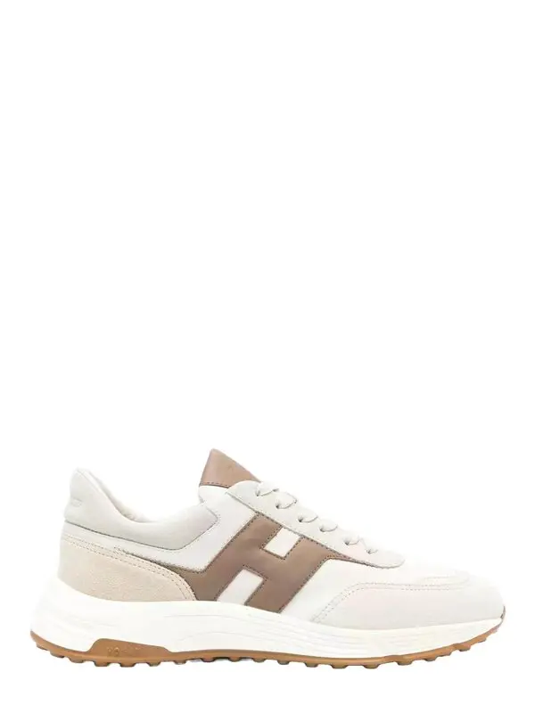 Hogan Hyperlight Leather Sneakers - Neutrals