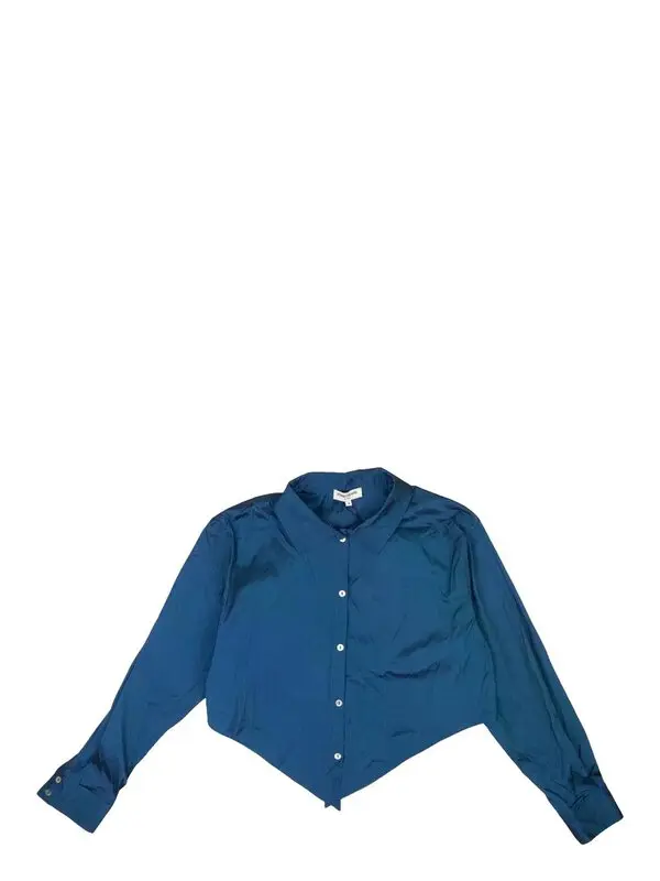 Opening Ceremony Pointed-hem Shirt - Blue