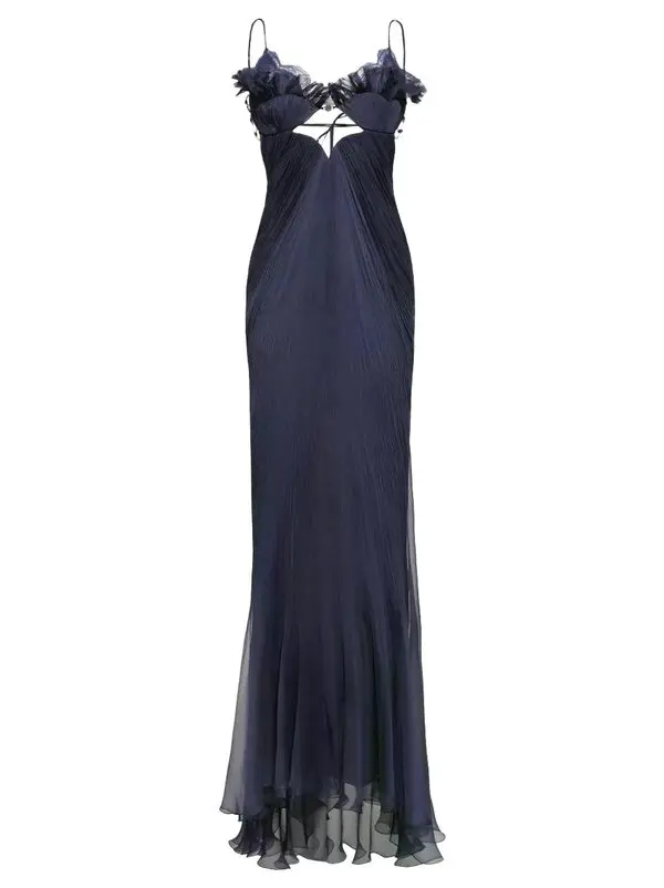 MARIA LUCIA HOHAN Lourdes Dress - Blue