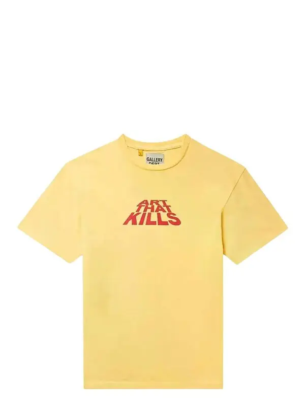 GALLERY DEPT. Slogan-print T-shirt - Yellow