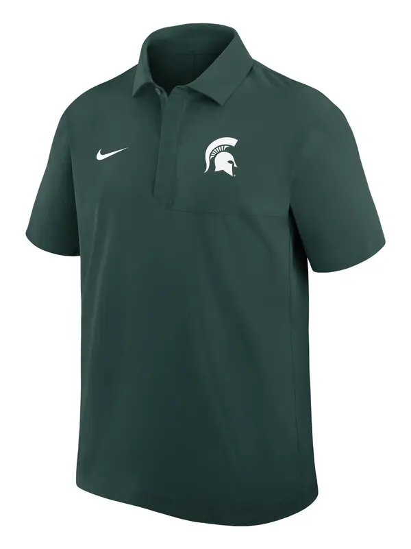 Nike Michigan State Dri-fit College Polo - Green