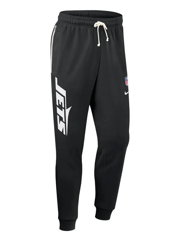Nike New York Jets Ground Game Sideline Dri-fit Nfl Taper Pants - Black