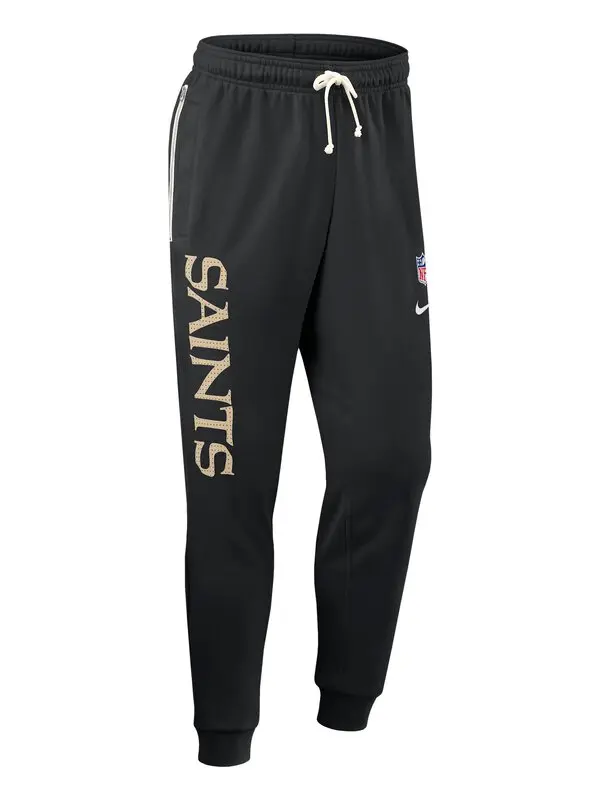 Nike New Orleans Saints Ground Game Sideline Dri-fit Nfl Taper Pants - Black
