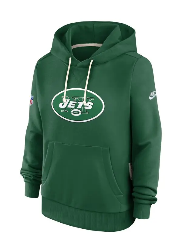 Nike New York Jets Alt Pack Dri-fit Nfl Pullover Hoodie - Green