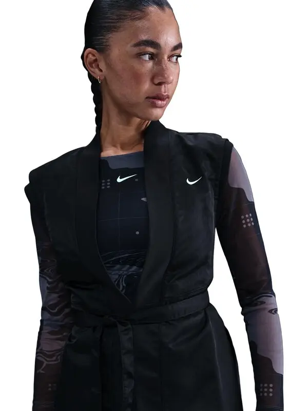 Nike Serena Williams Design Crew Wrap Top - Black