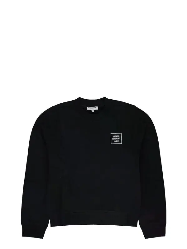 Opening Ceremony Cotton Logo Sweatshirt - Black