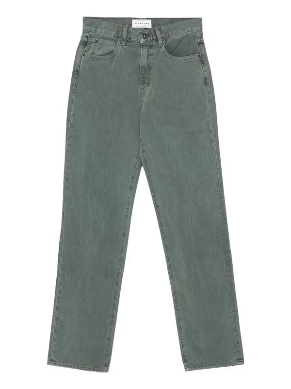 SLVRLAKE Sophie Straight Leg Jeans - Green