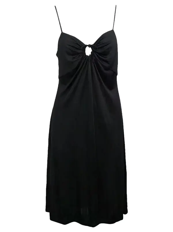 Opening Ceremony Keyhole Spaghetti-straps Dress - Black