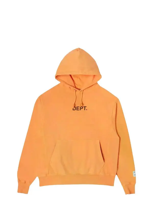 GALLERY DEPT. Logo-print Cotton Hoodie - Orange