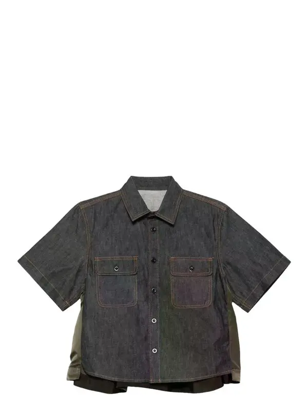Sacai Double-pocket Denim Shirt - Blue