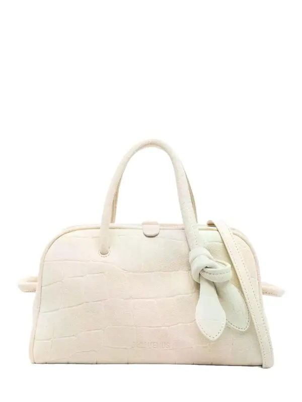 Jacquemus Small Turismo Tote - Neutrals