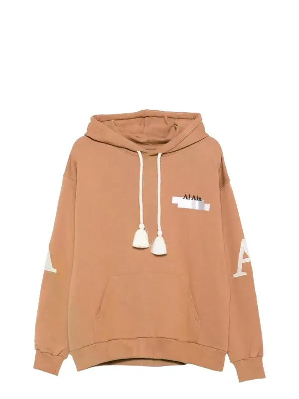 AL AIN Tassel-embellished Hoodie - Neutrals