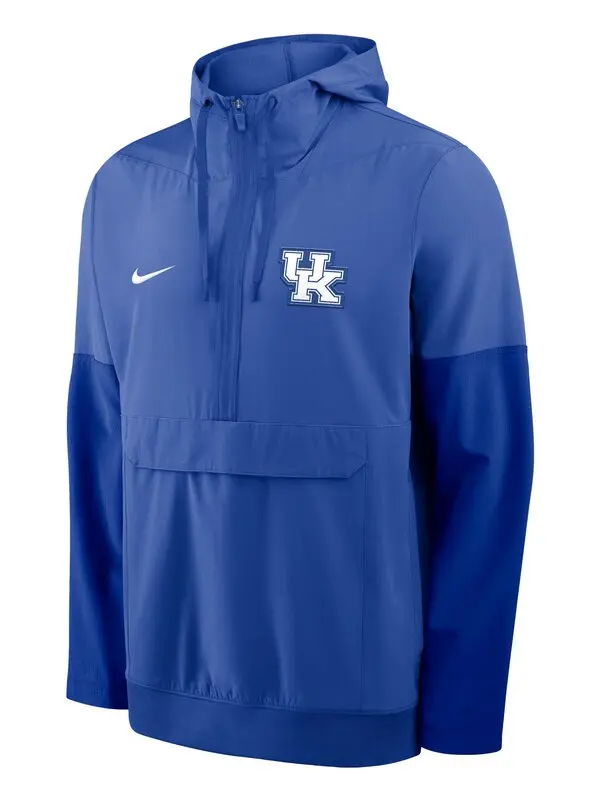 Nike Kentucky Anorak College 1/2-zip Hooded Jacket - Blue