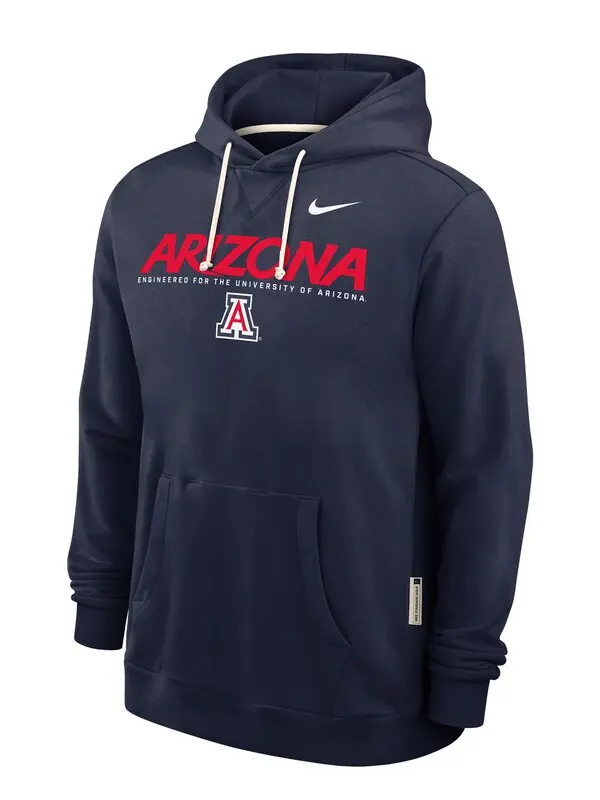 Nike Arizona Sideline Dri-fit College Pullover Hoodie - Blue