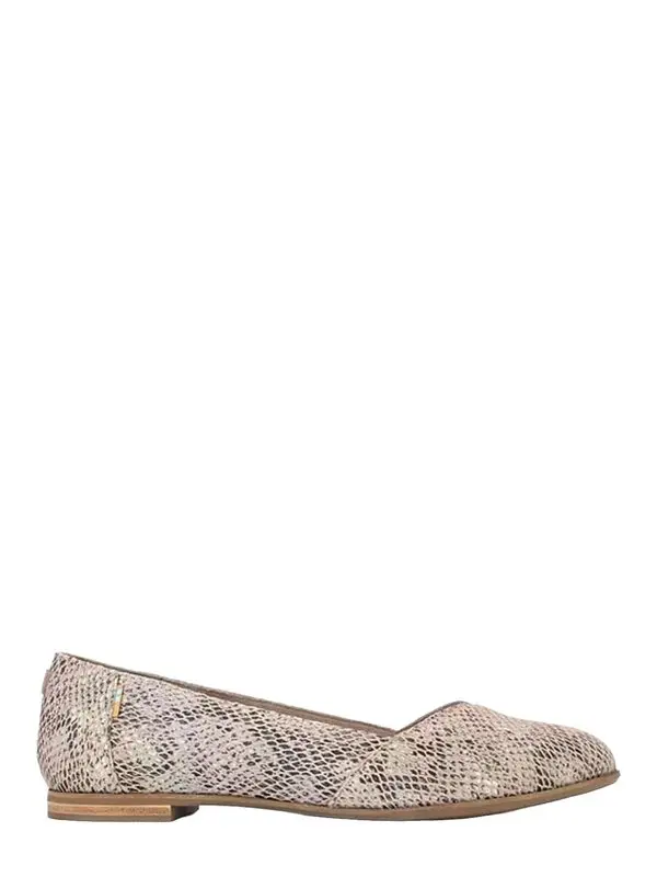 Toms Julie Snake Print Ballet Flats - Brown