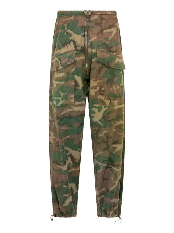 Givenchy Camouflage Pocket Trousers - Brown