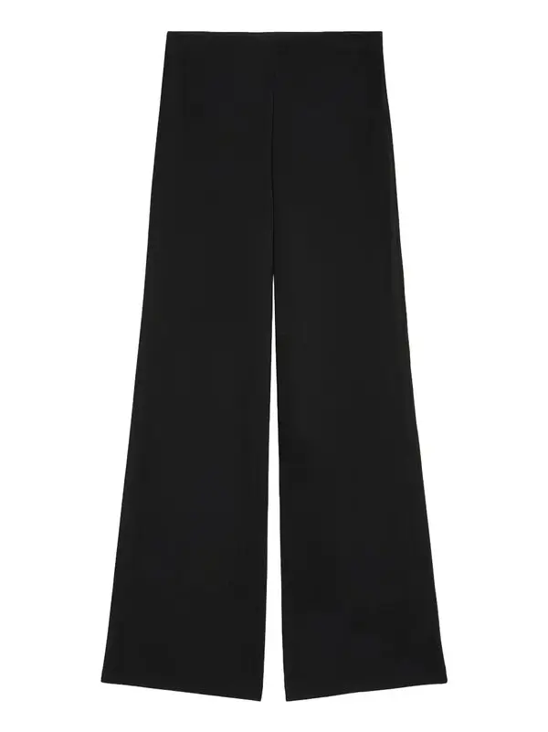 Marc O'polo Pleated Wide Leg Trousers - Black