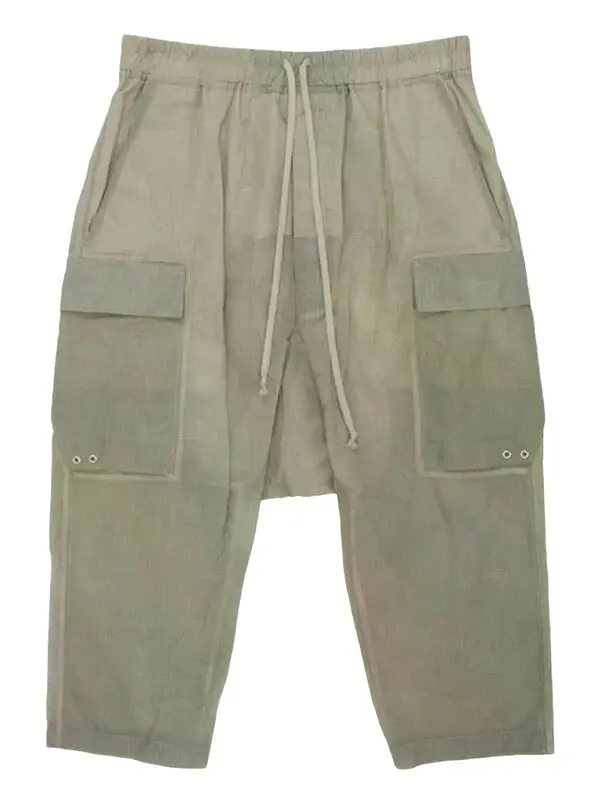 Rick Owens Drawstring Cargo Trousers - Neutrals