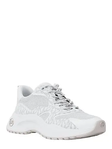 Michael Kors Levie Mixed-media Trainer - White