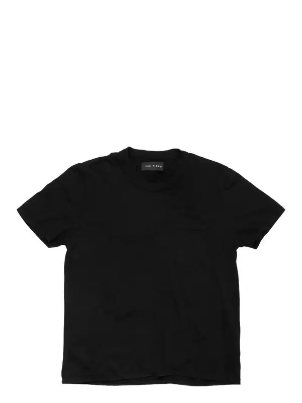 LES TIEN Short-sleeve Cotton T-shirt - Black