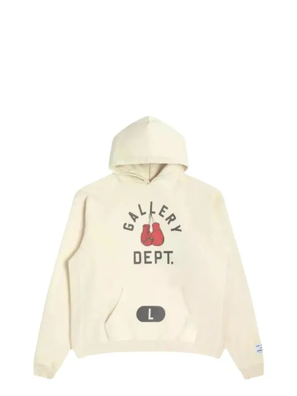 GALLERY DEPT. Boxing Gloves Graphic Hoodie - Neutrals