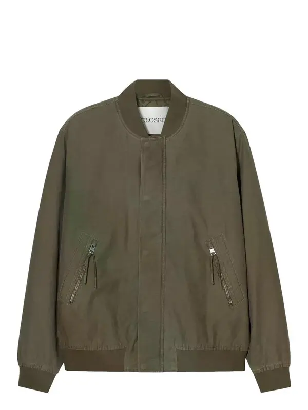 Closed Bomber Jacket - Green