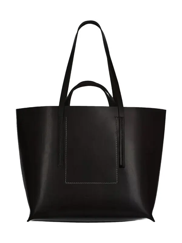 Rick Owens Large Leather Tote - Black