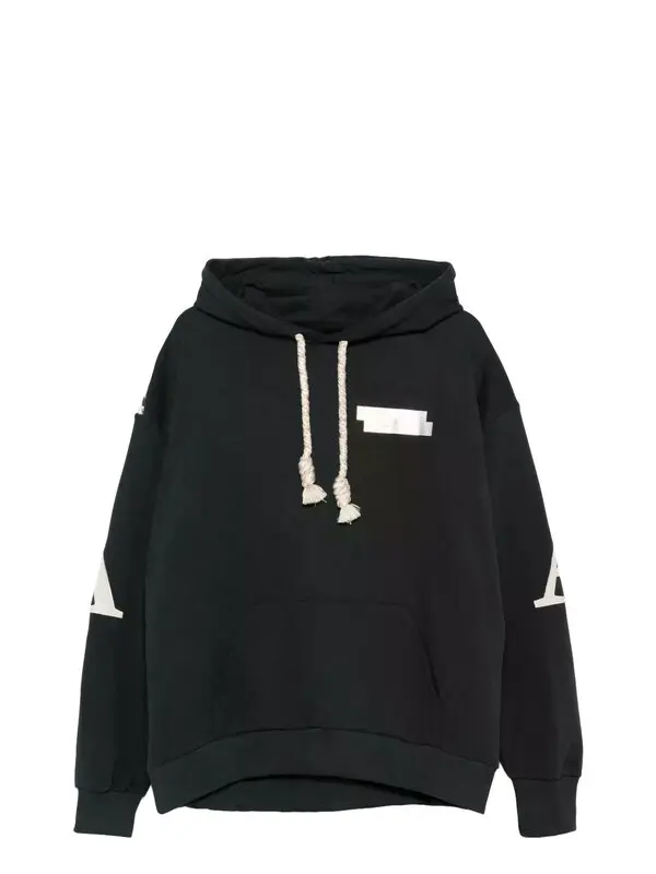 AL AIN Hoodie With Rope Drawstring - Grey