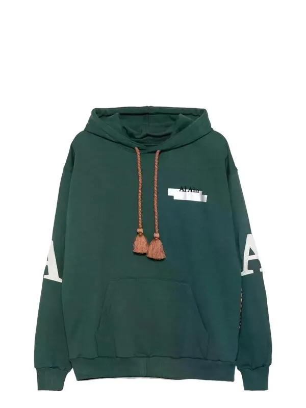 AL AIN Tassel-embellished Hoodie - Green