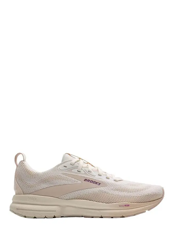 Brooks Trace 4 Sneakers - Coconut Milk/almond/purple