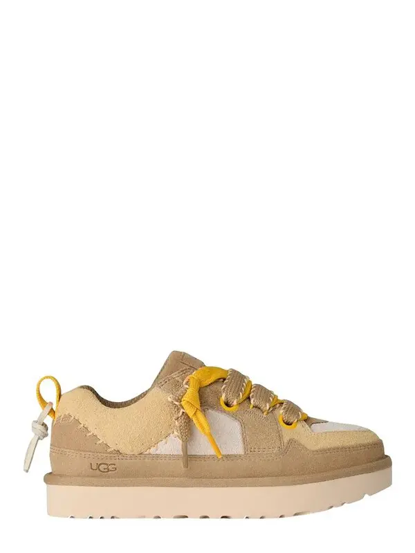 UGG Lowmel Lo Biarritz Lace Up Sneakers - Mustard Seed