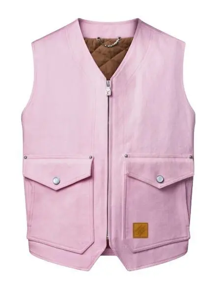 LOUIS VUITTON X Nigo Workwear Gilet - Pink