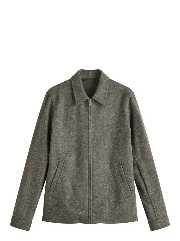 Rick Owens Brad Wool Jacket - Bosco