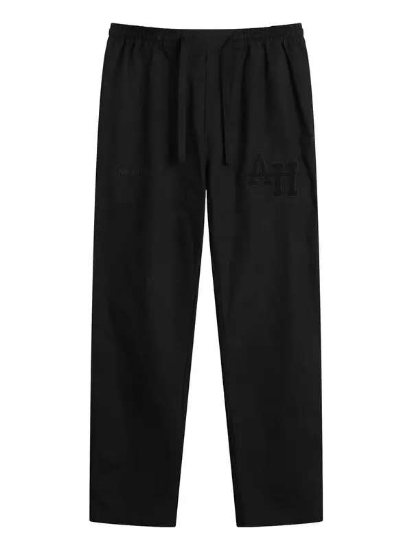 ANNIE HOOD College Linen Trousers - Black