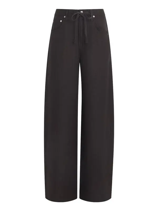 Citizens Of Humanity Linen Brynn Trousers - Brown