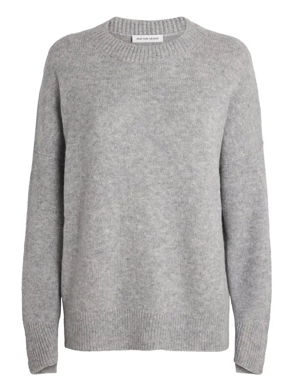Iris Von Arnim Cashmere-silk Blenda Sweater - Grey