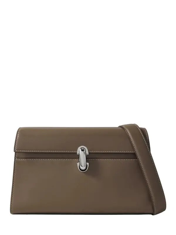 Savette Symmetry Leather Shoulder Bag - Brown