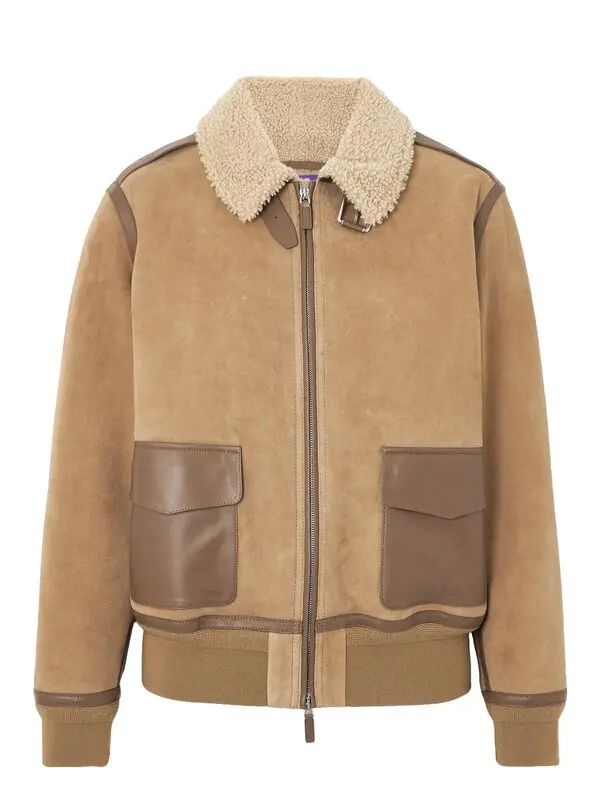 Ralph Lauren Morrison Shearling Jacket - Brown