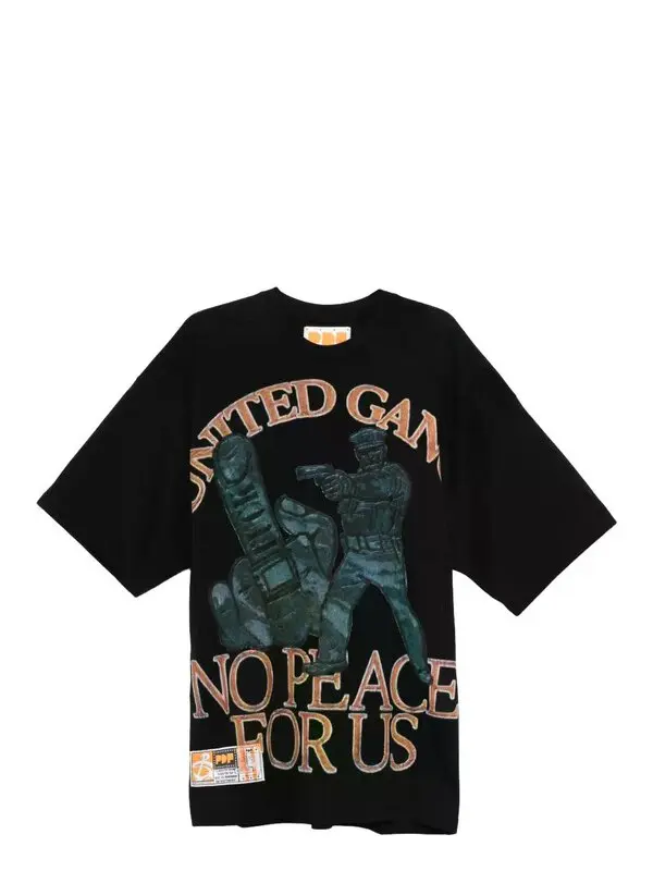 PDF Graphic-print T-shirt - Black