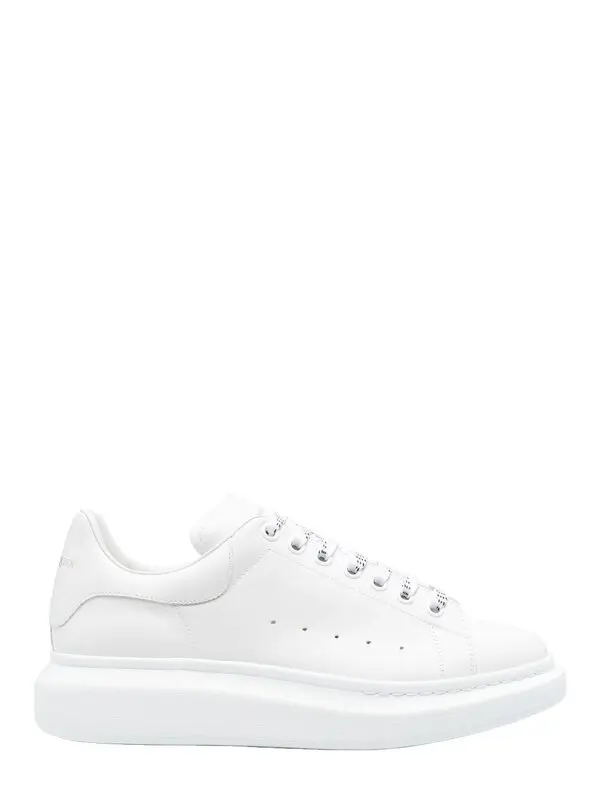 Alexander McQueen Lace-up Oversized Sole Sneakers - White