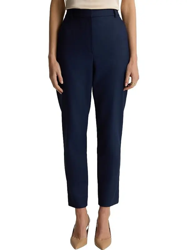 St. John Stretch Gabardine Trousers - Navy