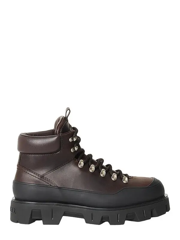 Moncler Peak Trek Lace Up Hiking Boots - Black