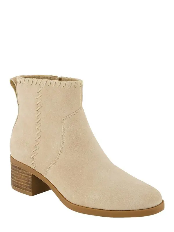 Toms Delilah Suede Ankle Boots - Beige/khaki