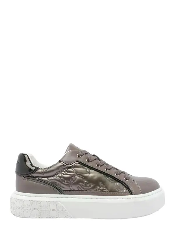 Pinko Quilted Platform Sneakers - Grey